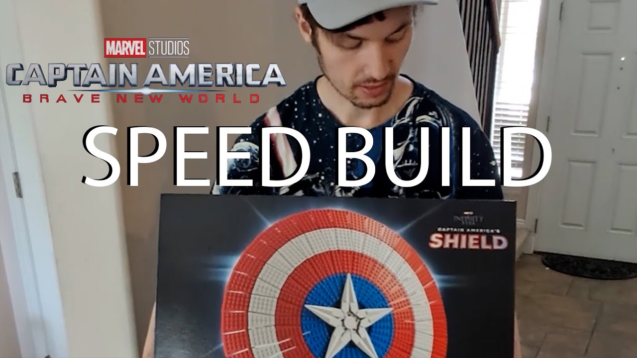 LEGO CAPTAIN AMERICA SET SPEED BUILD & THOUGHTS ON IT! - YouTube