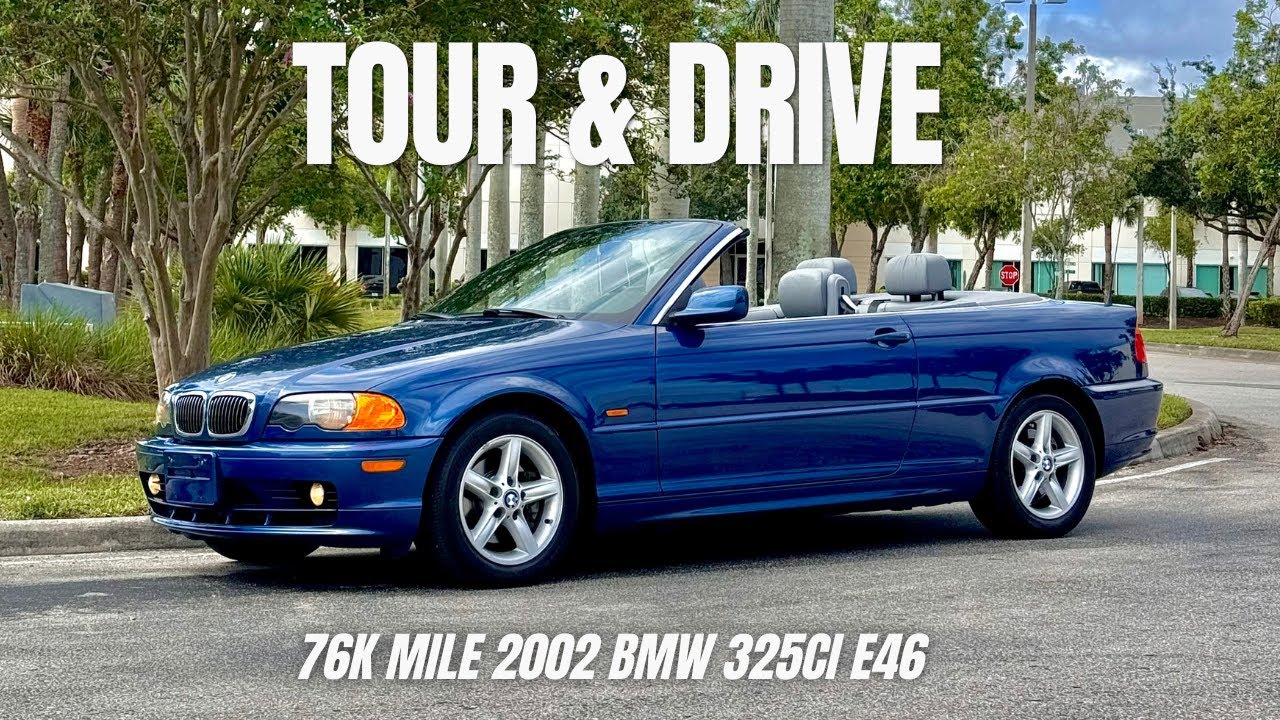 Tour & Drive: 76k Mile 2002 BMW 3-Series 325Ci E46 with Rare Factory ...