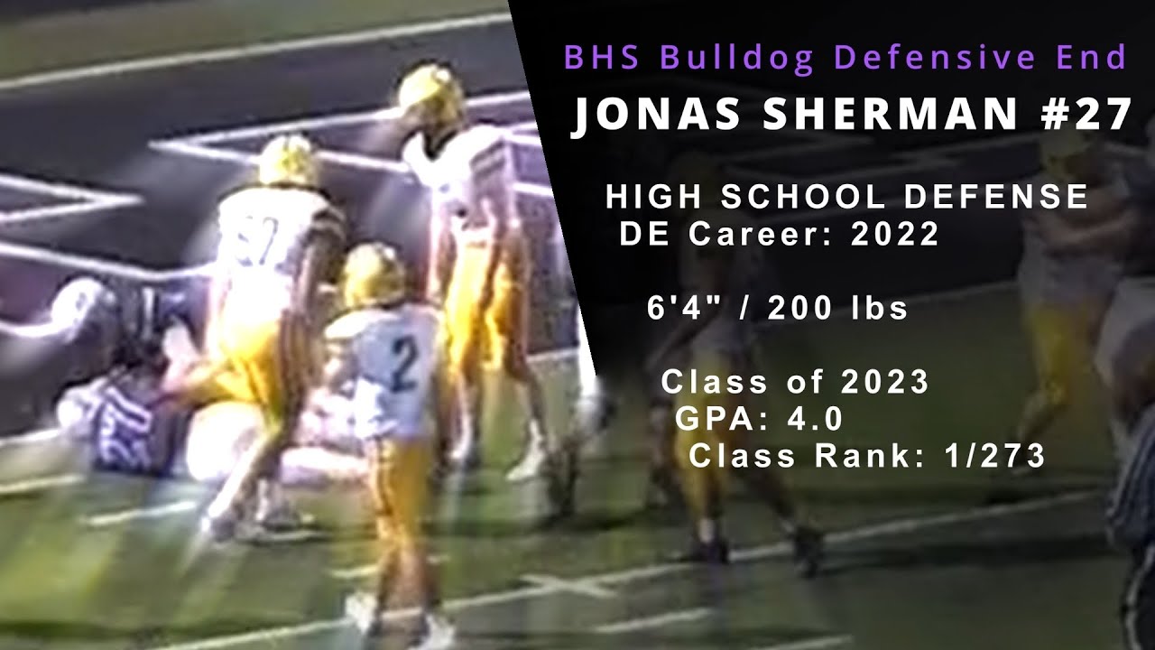 2022 (Senior Year) Football Highlights: Defensive End - YouTube
