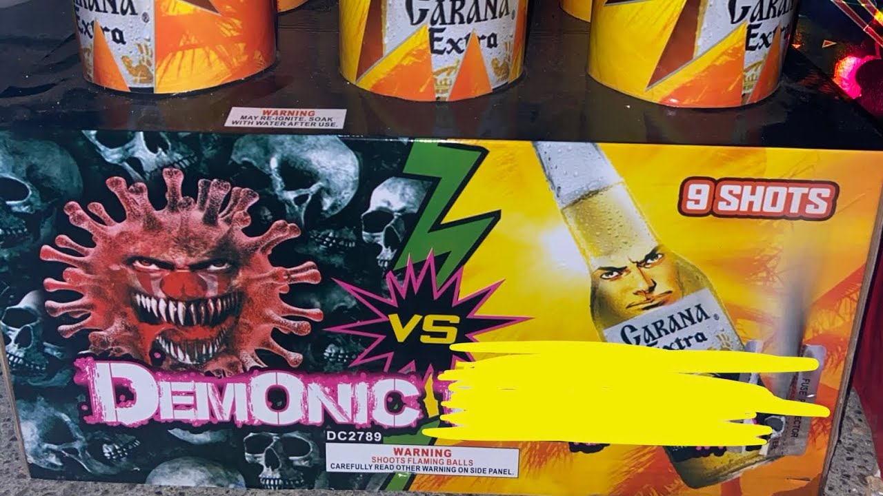 Demonic 🍺 9 Shot Salute NOAB Firework - YouTube