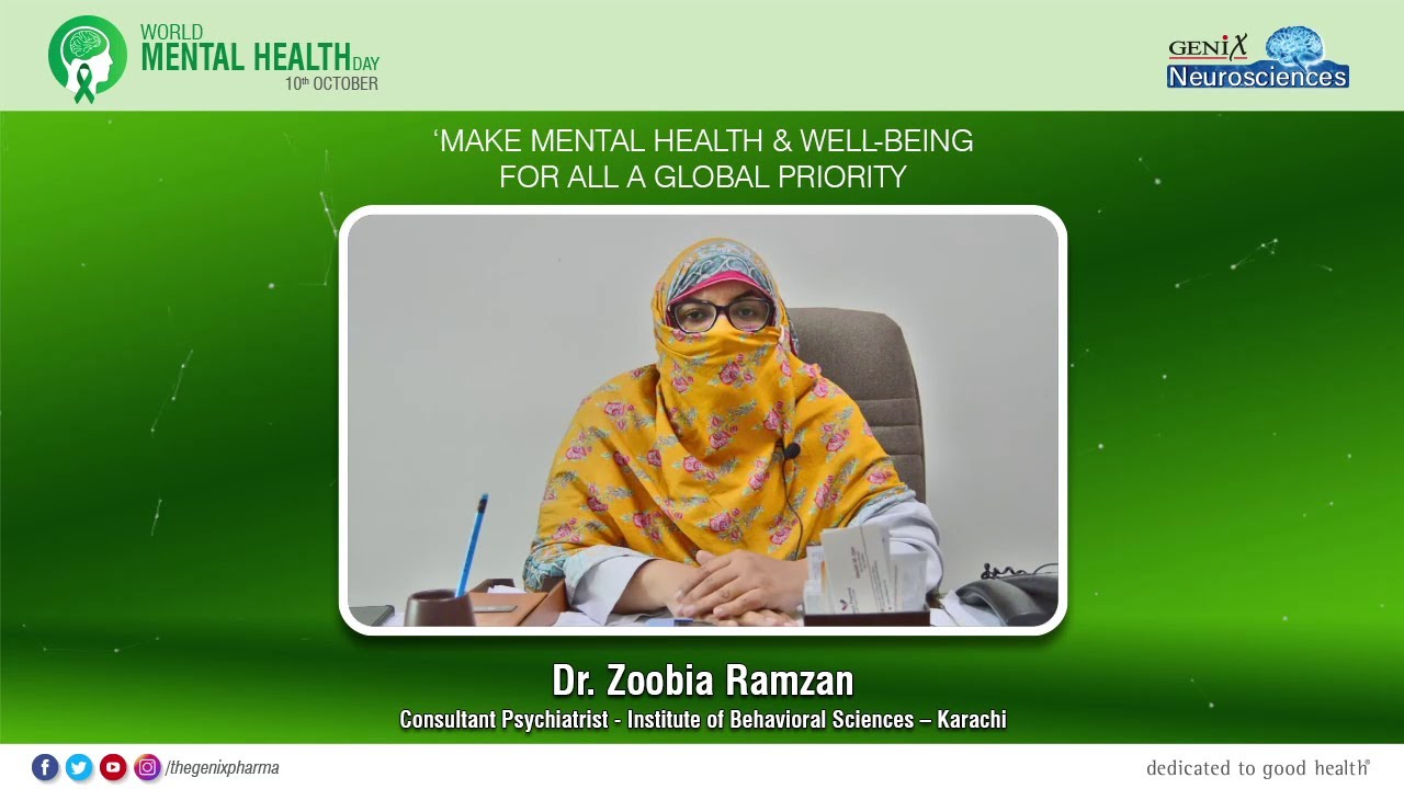 Dr. Zoobia Ramzan | World Mental Health Day 2022! - YouTube