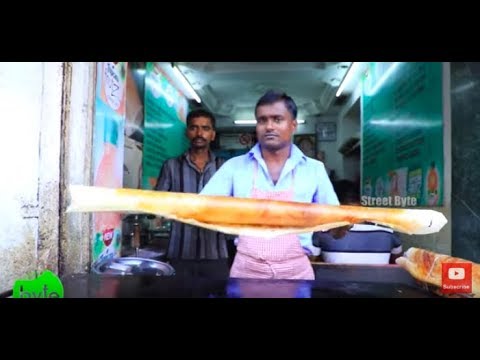 BIGGEST DOSA | 5 FEET LONG DOSA | MUMBAI STREET FOOD - YouTube