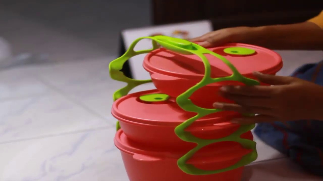 Carry All Bowl Tupperware - unboxing | Tupperware Indonesia - YouTube