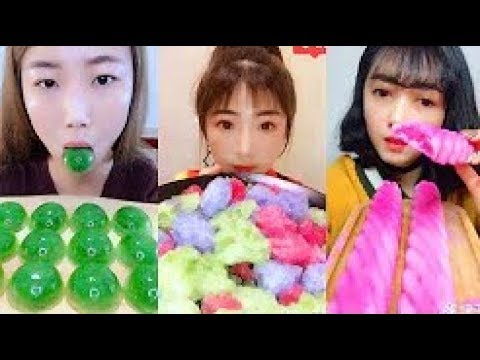 Renkli Buz Yemek♡ // Buz Yeme Videoları İle Rahatlayın // Ice eating || ASMR