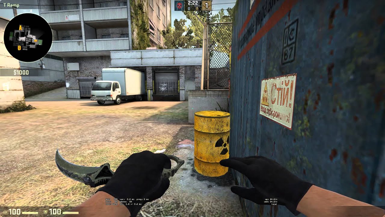 CS:GO Item Showcase: Karambit Safari Mesh - Battle Scarred - YouTube
