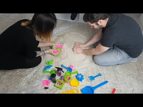 ASMR Playing In The Sandbox *Like Kids Would Do / Kids Toys*