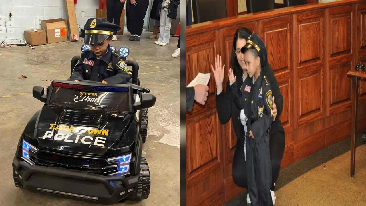 'Brave, Strong Kid’ Battling Incurable Brain Cancer Becomes Police ...