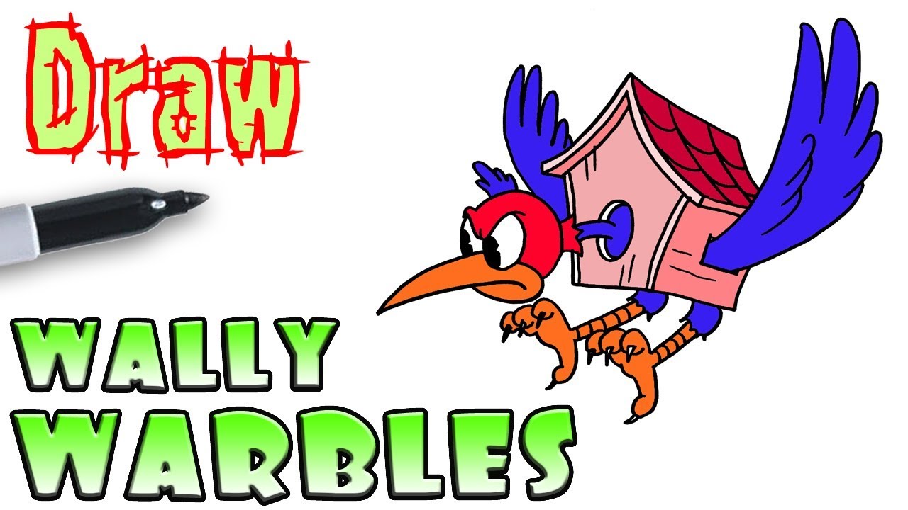 How to Draw Wally Warbles | Cuphead - YouTube
