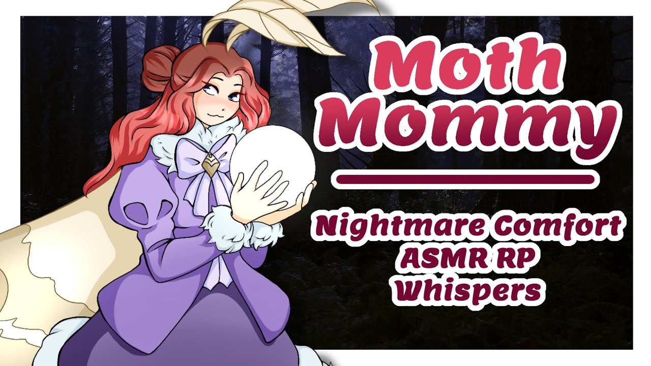 【ASMR】Moth Mommy Nightmare Comfort 🌙💜 | Monster Girl Roleplay - YouTube