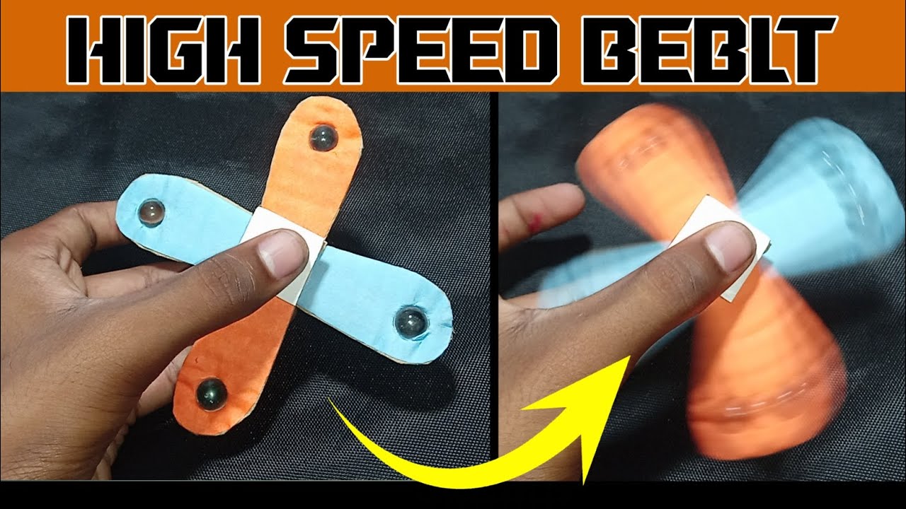 HOW TO MAKE A HIGH SPEED BEBLET MAKE AT HOME | Spinner | - YouTube
