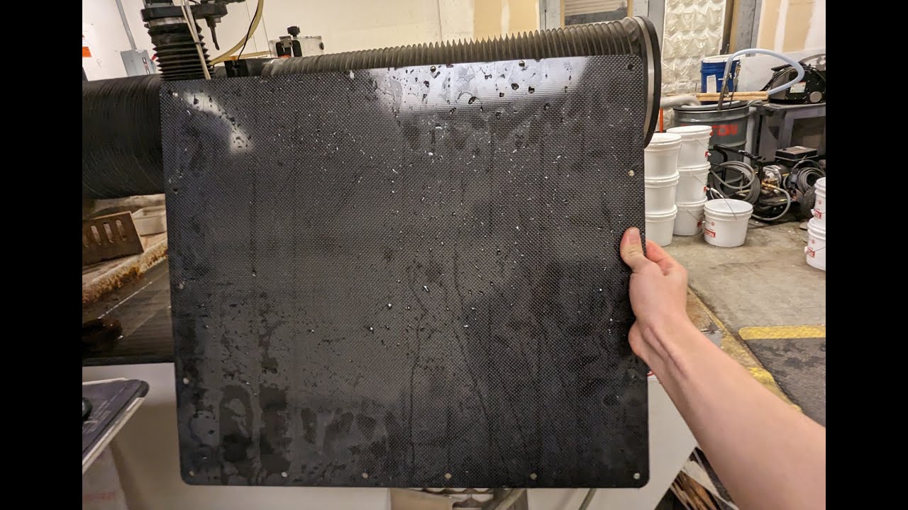 Waterjetting Carbon Fiber - YouTube