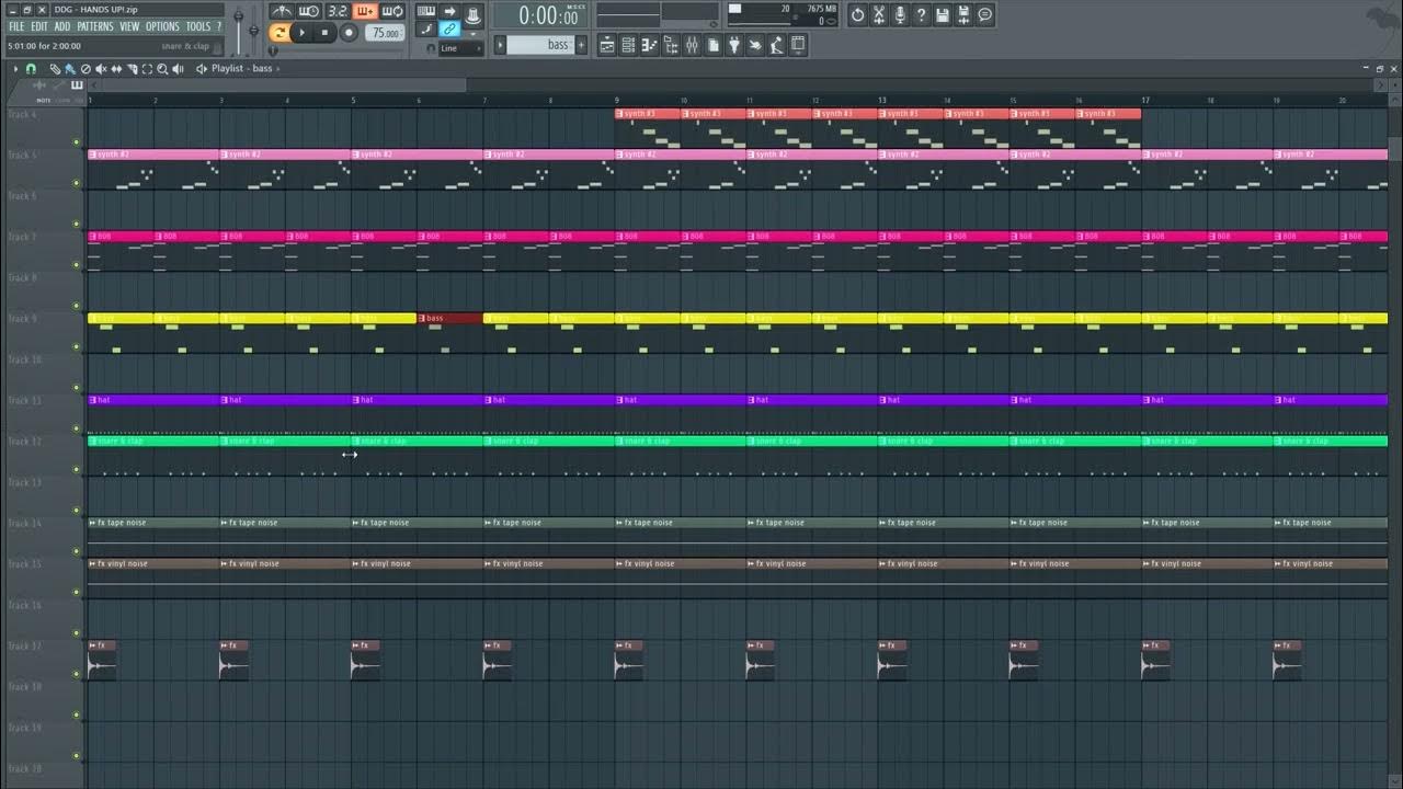 How "HANDS UP!" by DDG was Made | FL STUDIO TUTORIAL - YouTube