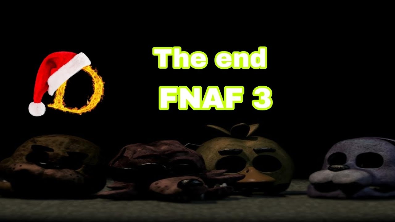 FNAF 3 the end gameplay winners - YouTube