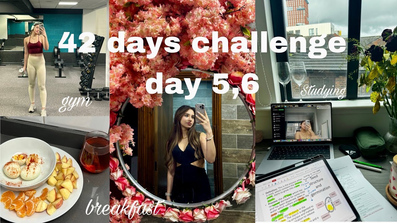 42 days challenge day 5 and 6 🏋️‍♀️چالش ۴۲ روز تغییرات - YouTube