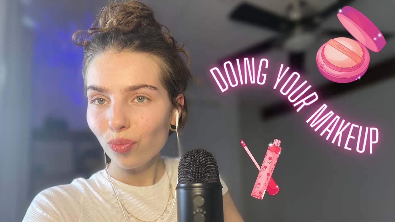 ASMR - I'm Doing Your Makeup 🦩 - YouTube