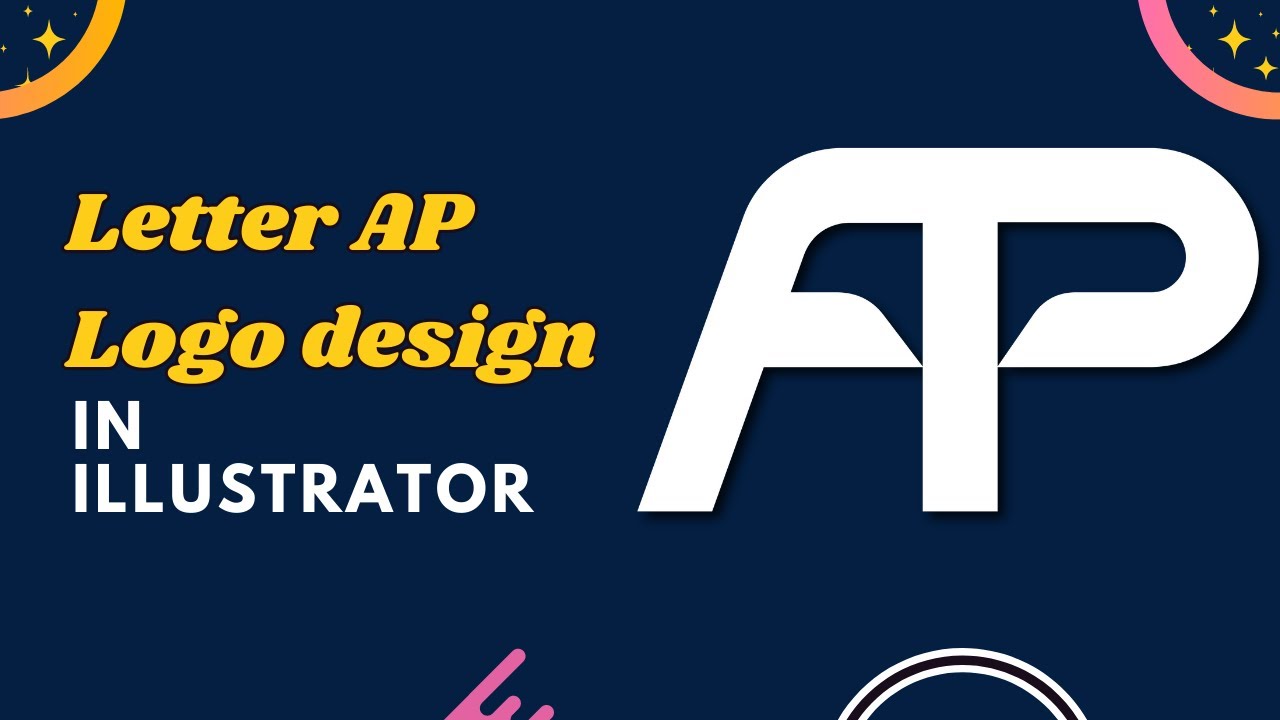 Letter mark logo: Letter AP logo design in illustrator | illustrator ...