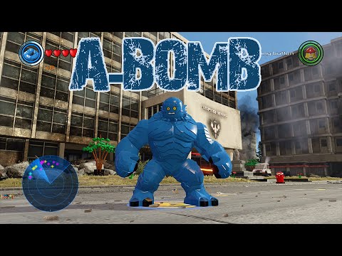 LEGO Marvel's Avengers - A-Bomb Gameplay and Unlock Location - YouTube
