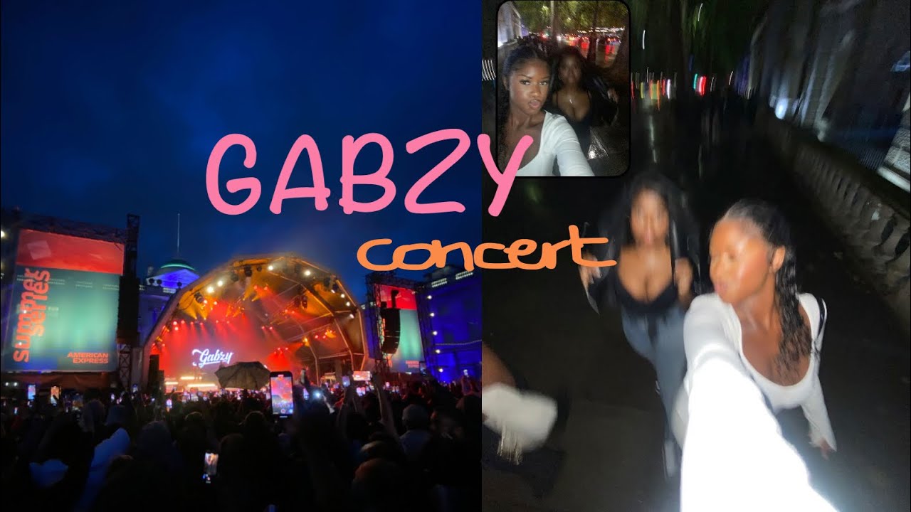 JAMBAZZING WITH GABZY | Come with us to see Gabzy in concert - YouTube