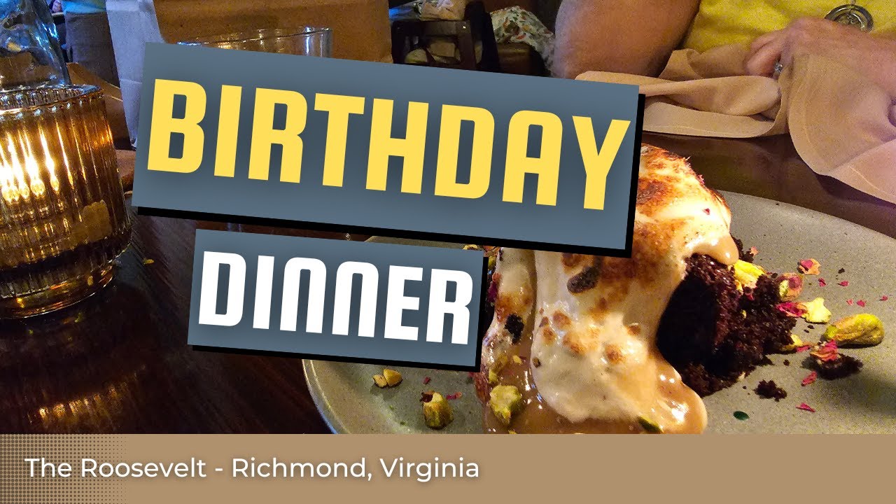Dinner at The Roosevelt in Richmond, Virginia - YouTube