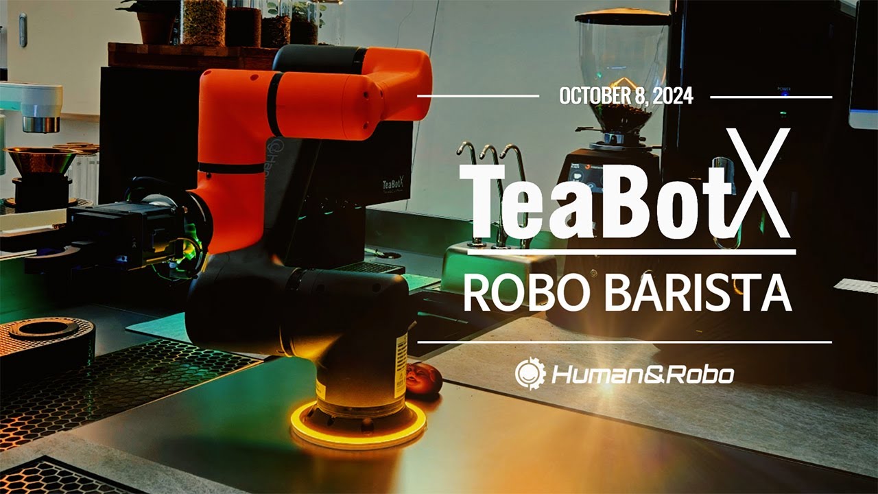 세계 최초 유일한 Tea & Drip Coffee TeaBotX Robot Barista System - YouTube