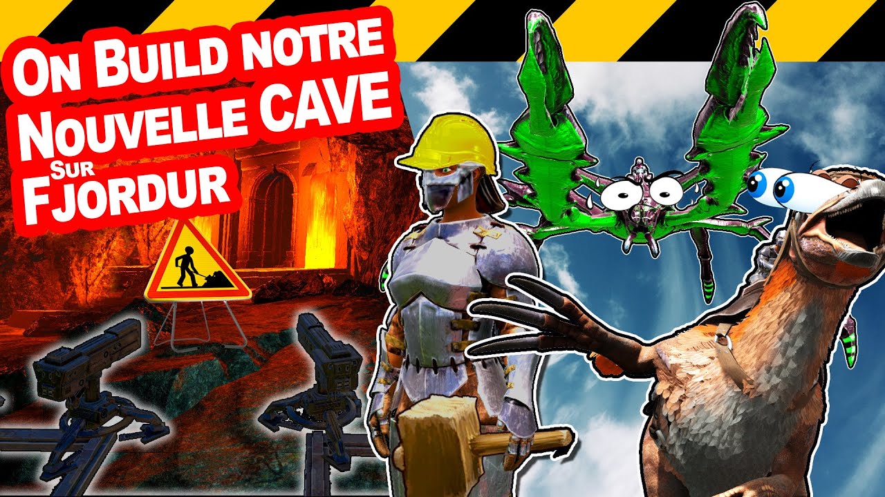 JE BUILD MA PREMIERE CAVE SUR FJORDUR ! ARK START PVP FR Ep.8 S2 - YouTube