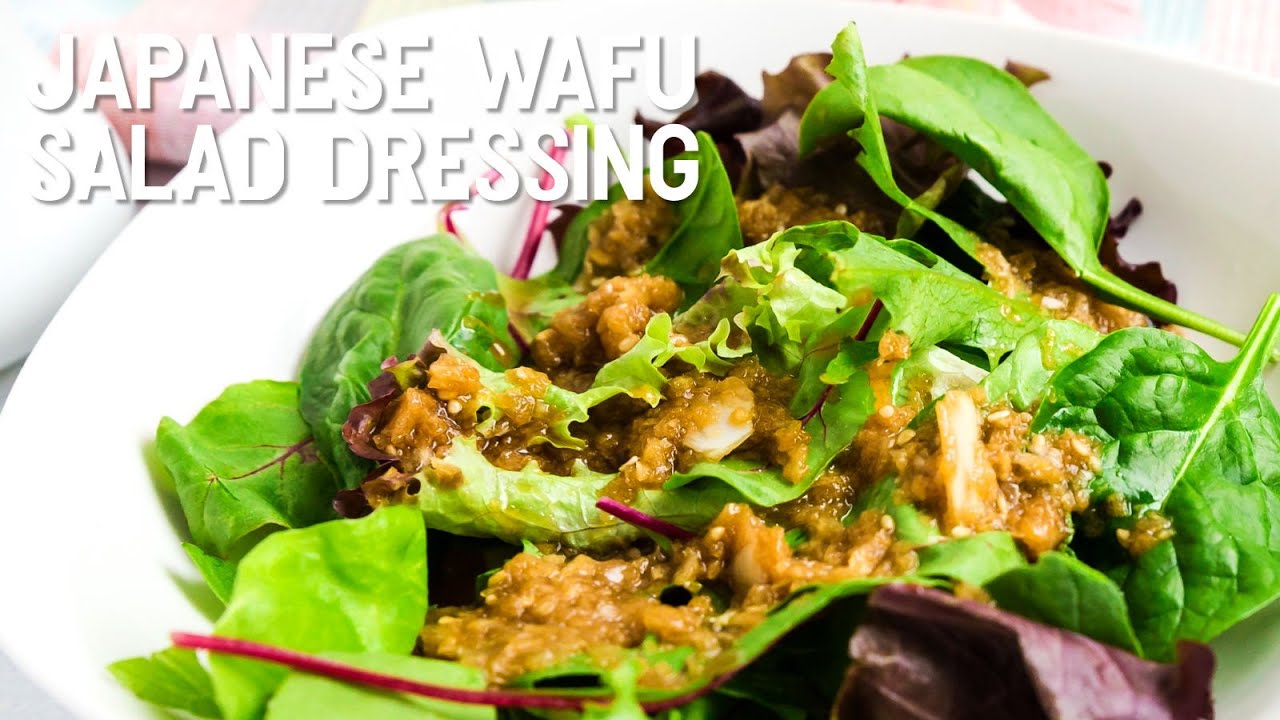 Japanese Wafu Salad Dressing - YouTube