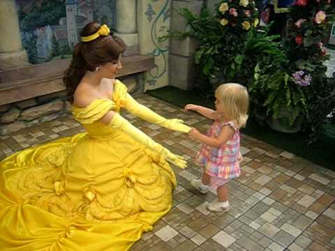 Hugging Belle (from Beauty and the Beast) at Disneyland - YouTube