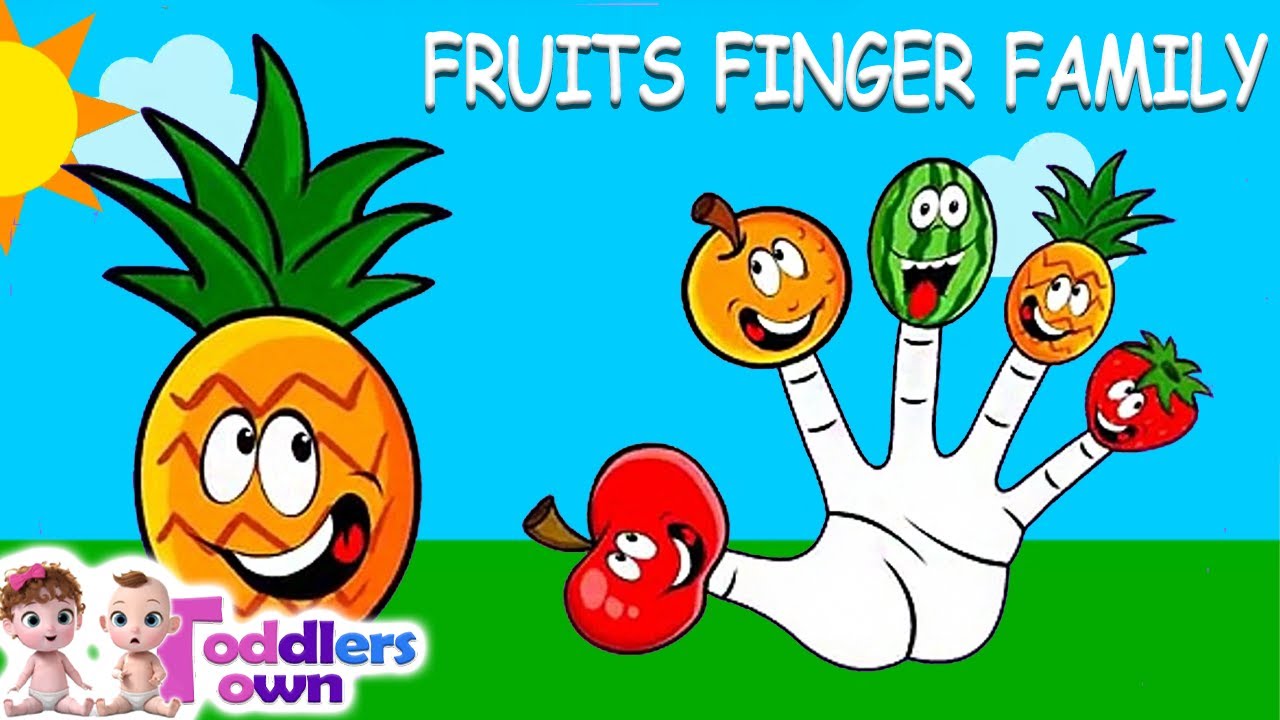Fruits Finger Family | Learn Fruits | Fruits Song | Nursery Rhymes ...