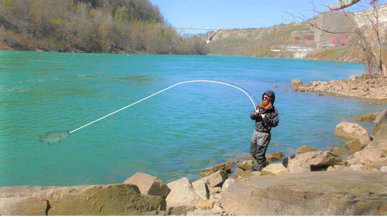 Spring BASS Fishing at the NIAGARA RIVER - YouTube