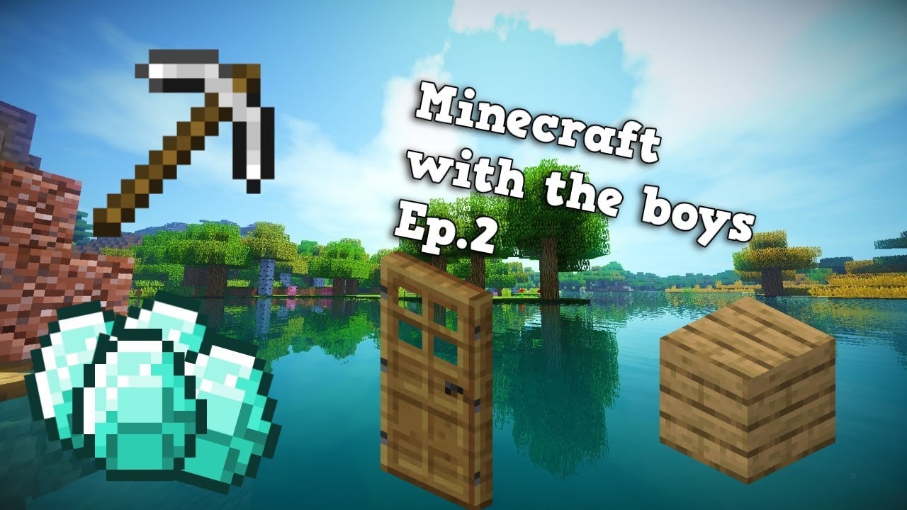 Minecraft with the boys Ep.2 | Dungeon Changing and Mining - YouTube