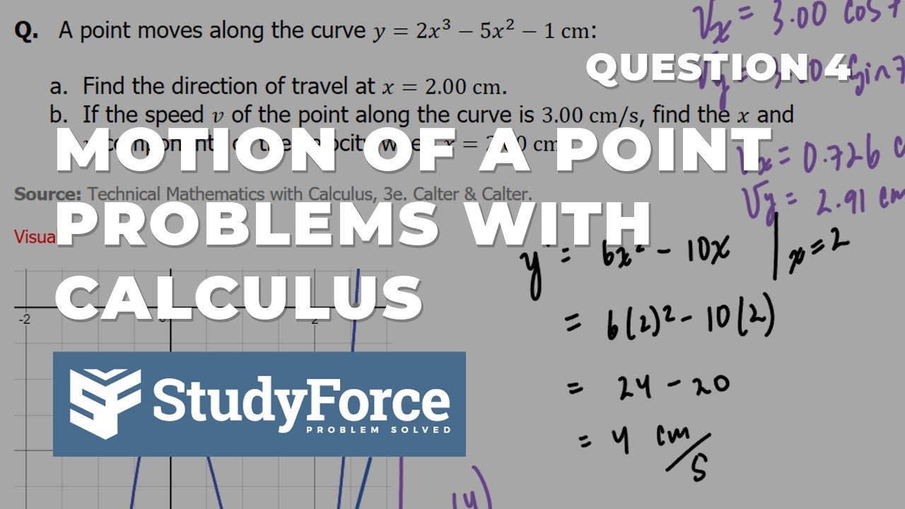 Find the X- and Y-Components of the Velocity with Derivatives (Example ...