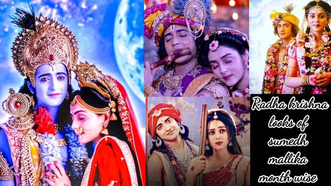 Looks of Sumallika months wise||#Radhekrishna #sumallika - YouTube