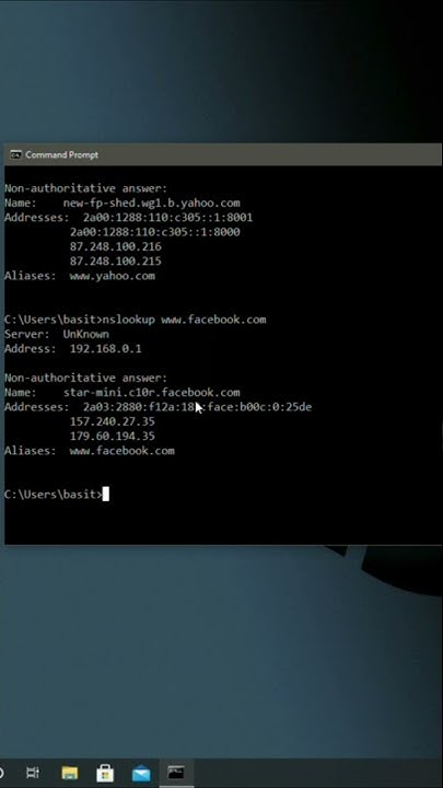 Basic CMD Commands Part 1 #netstat - YouTube