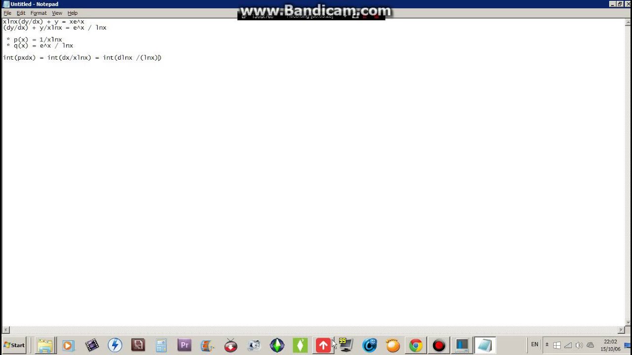 Differential Equations - 1st order linear ODE - YouTube