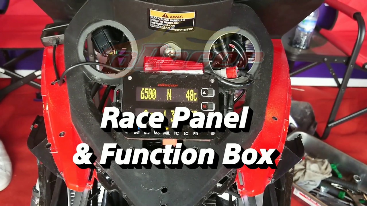 aRacer Race Panel and Function Box - YouTube