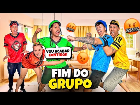 SANDEGA E SCOOB BRIGARAM FEIO *fim da Liga