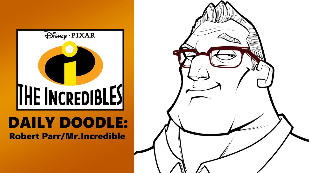 Robert Parr/Mr. Incredible Doodle - YouTube
