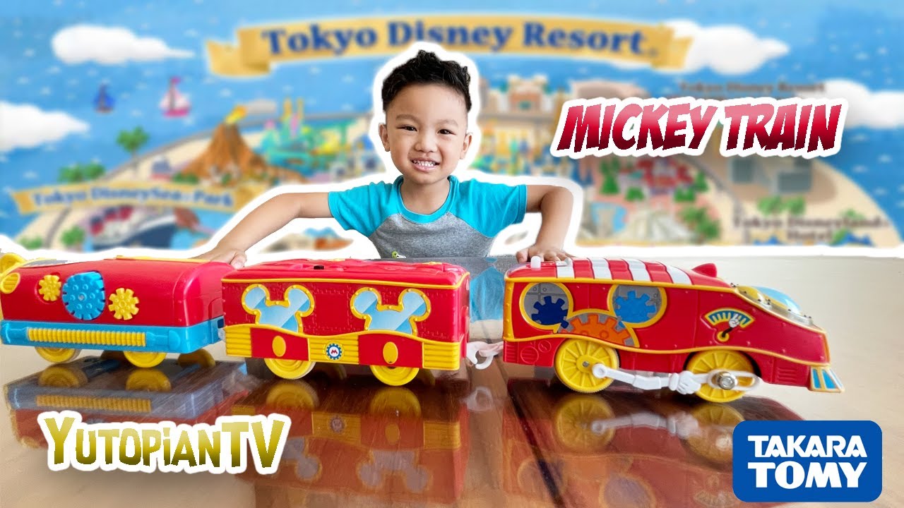 Tokyo Disney Resort Mickey Train Toy Set | Takara Tomy | YutopianTV ...