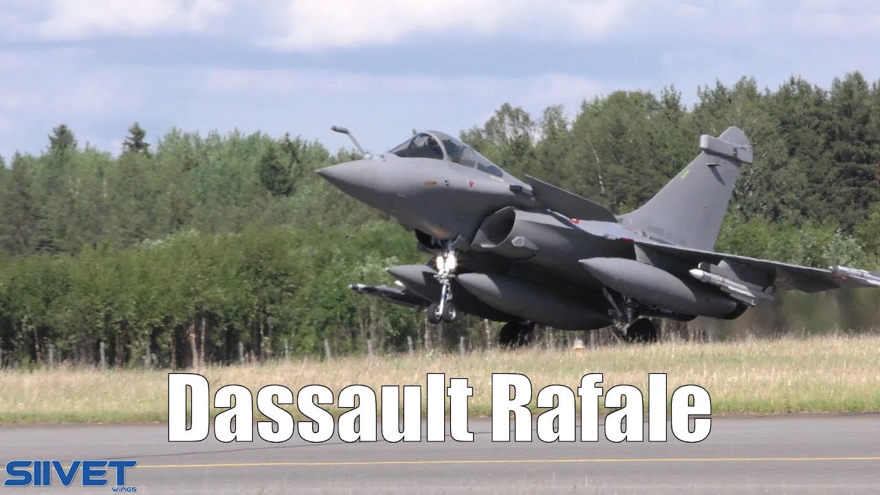 Dassault Rafale C Jets Takeoff and Landing - Turku 2019 - YouTube