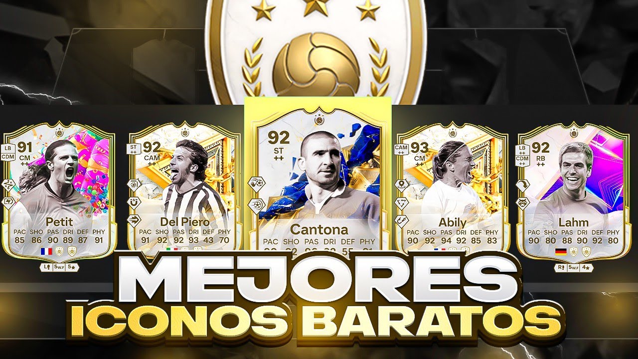 LOS MEJORES ICONOS BARATOS DE FC 25 ULTIMATE TEAM !! - YouTube