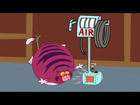 Johnny Test cat body inflation