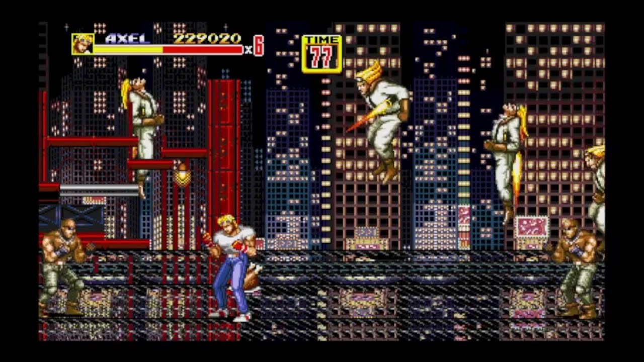 Streets of Rage 2 New Era, Megamania 1 life start attempt with Axel ...