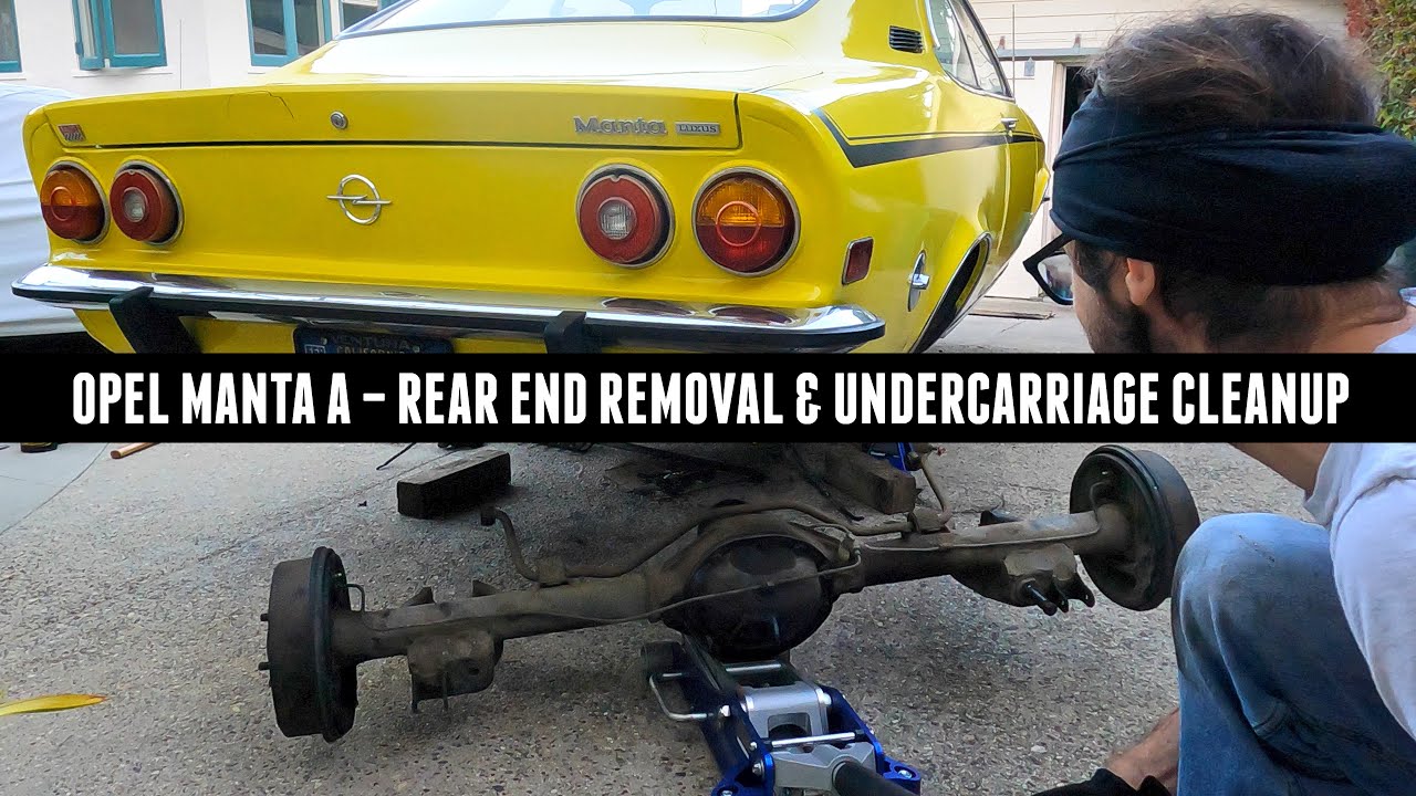 Rear Axle Removal & Undercarriage Detailing – Opel Manta A Suspension ...