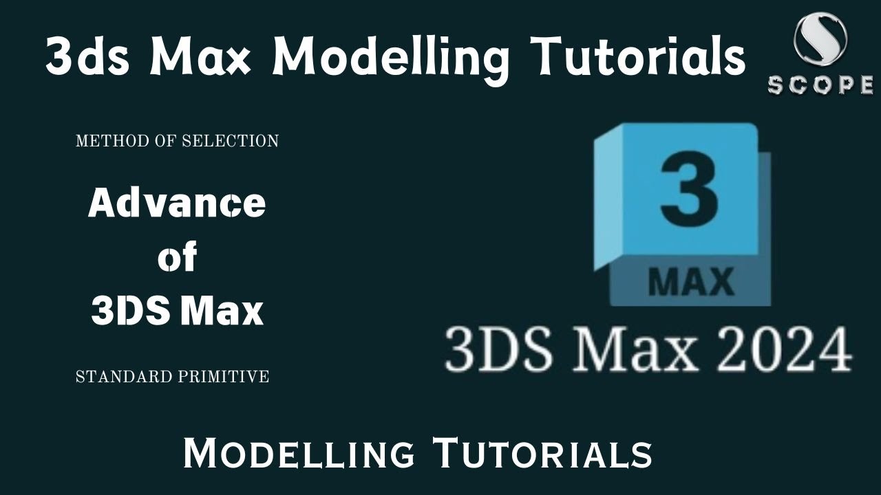 3ds max modelling tutorials. | 3d max classes | 3ds max beginner - YouTube