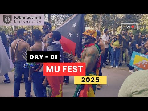 MU Fest 2025 Opening Ceremony | Grand Celebration at Marwadi University ...