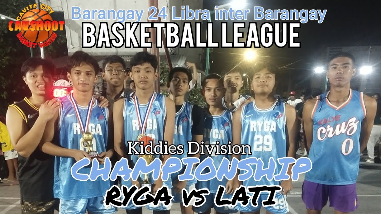 MJP RYGA vs LATI Kiddies Division Barangay 24 Libra BASKETBALL LEAGUE CHAMPIONSHIP 🏆 - YouTube