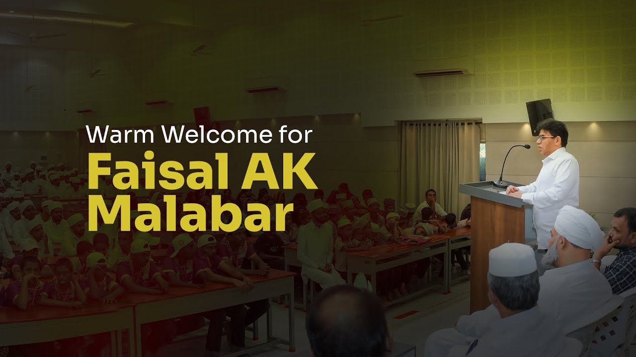 Warm Welcome for Faisal AK Malabar | Co-Founder and Executive Director of Malabar Gold ...