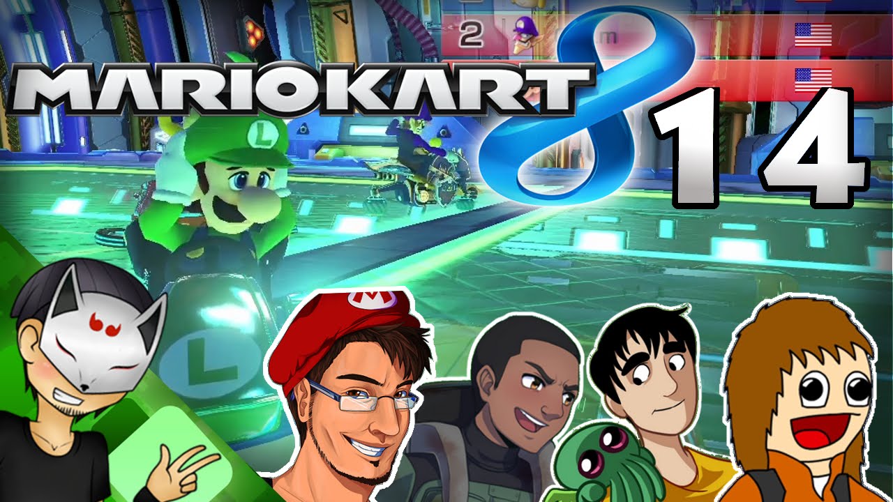 The Race is On!(Mario Kart 8 w/ The Derp Crew) - Ep. 14[1080p 60FPS ...