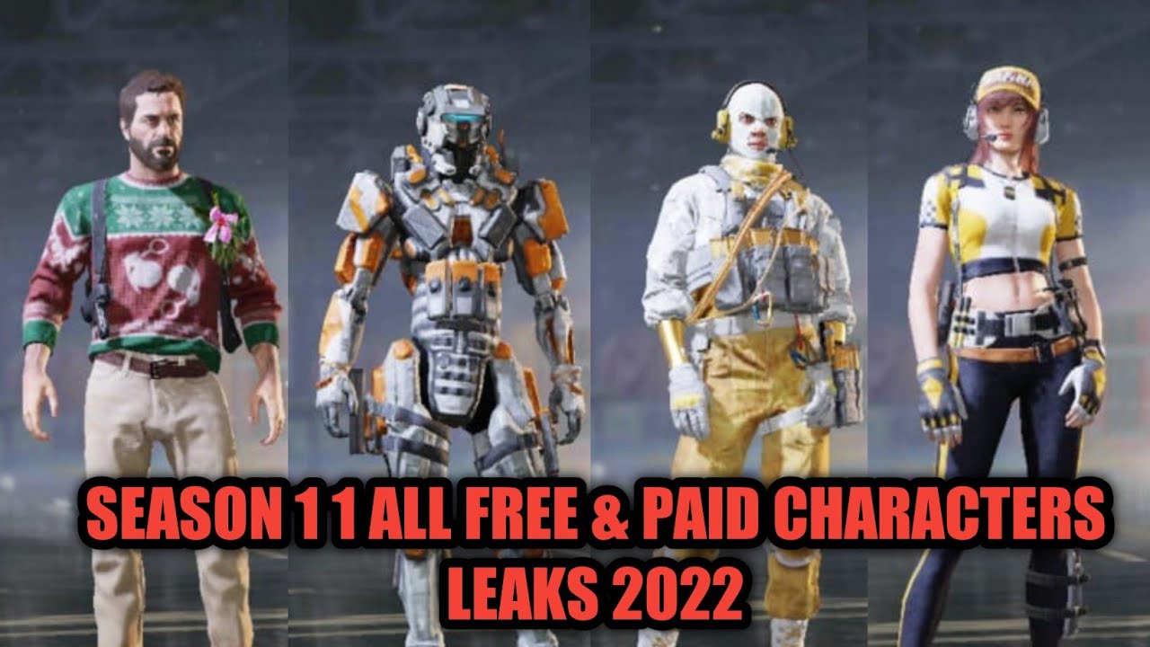 codm Season 11 All New Free Characters Leaks 2022 | codm Season 11 All ...