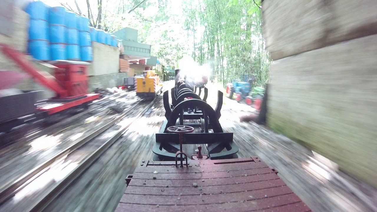 ROUNDHOUSE "LILLA" STEAM LOCO AND GOPRO ON BOARD - YouTube